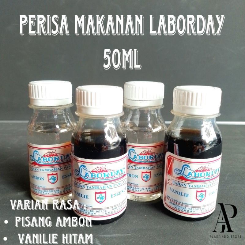Jual Perisa Makanan Laborday | Pisang Ambon | Vanilie Hitam | 50ml ...