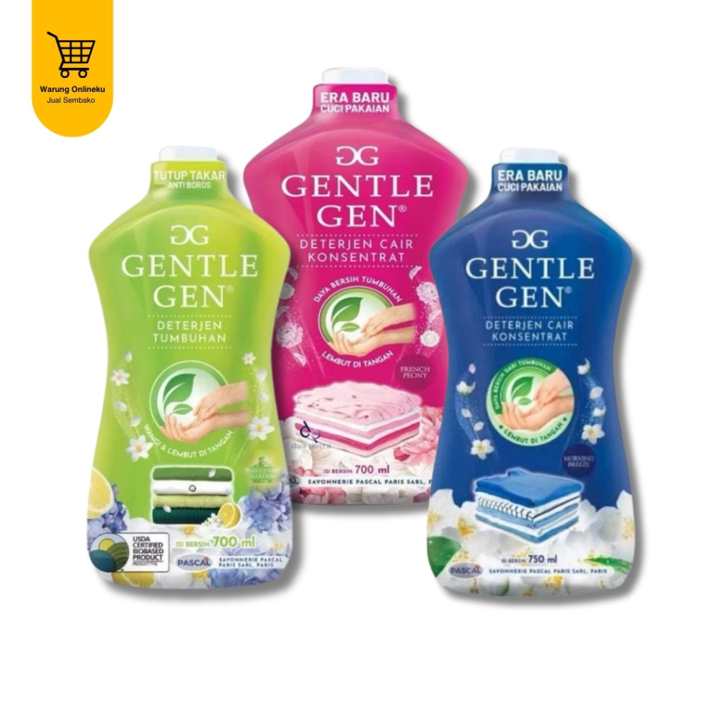 Jual GENTLE GEN DETERJEN CAIR KEMASAN BOTOL 700ML | Shopee Indonesia
