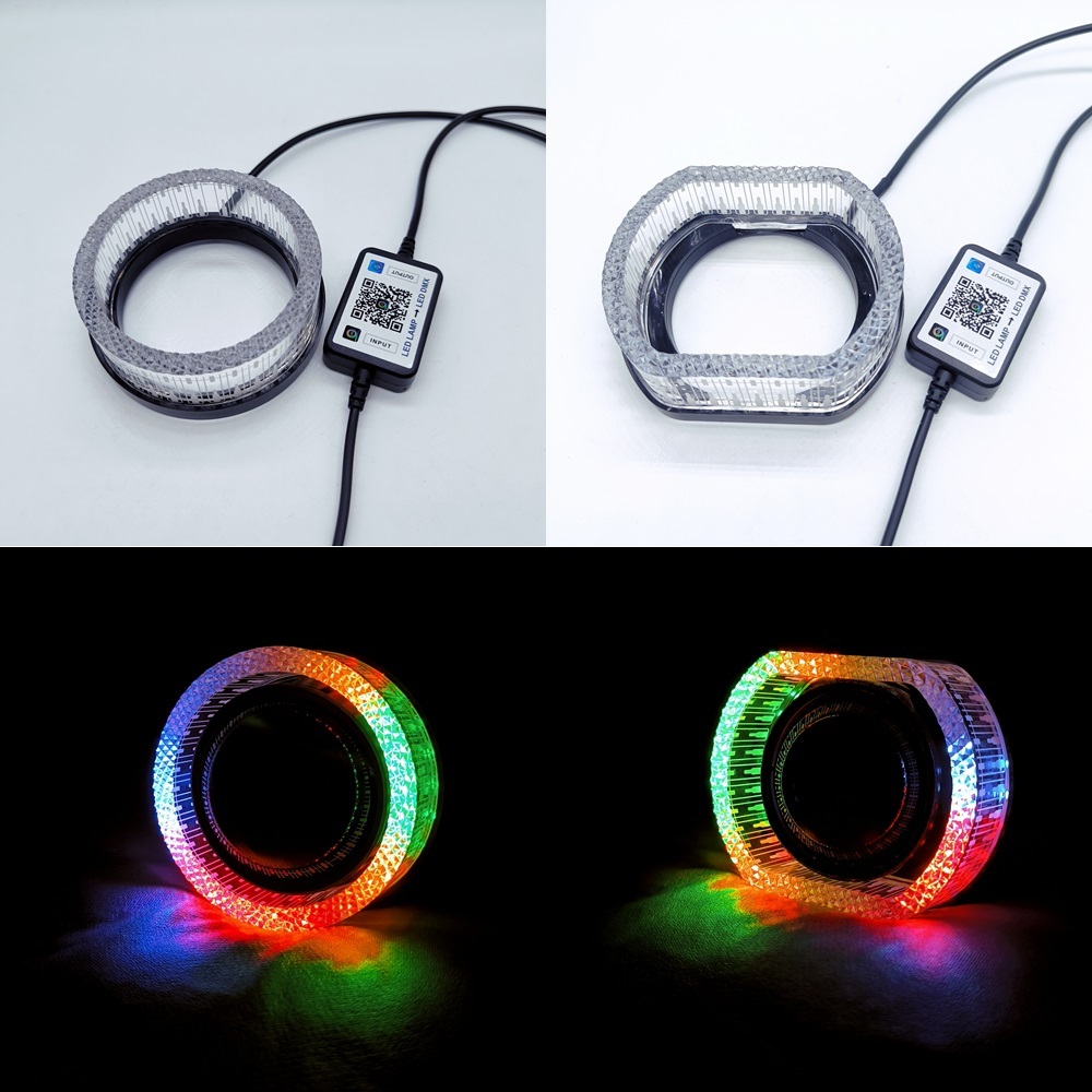 Jual Shroud Projector BiLED Acrylic Angel Eye Akrilik Vinyx Crystal 5D ...