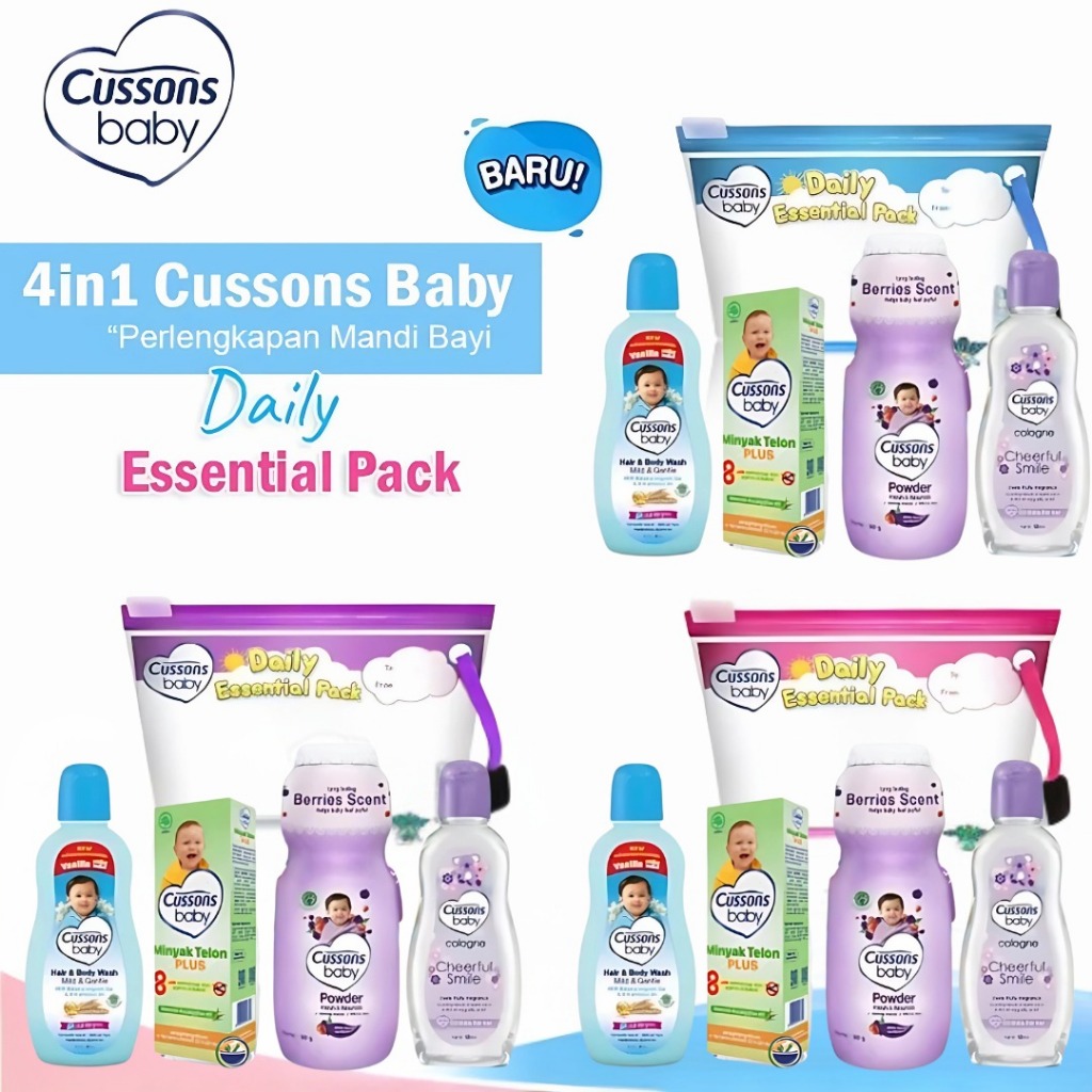 Jual Qeila - Cussons Baby Daily Essential Pack - Cussons Baby Paket ...
