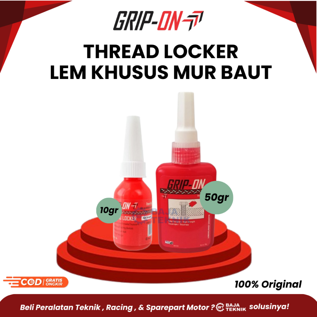 Jual GRIP-ON LEM KHUSUS MUR DAN BAUT 10GR 50GR 74-200 74-210 | THREAD ...