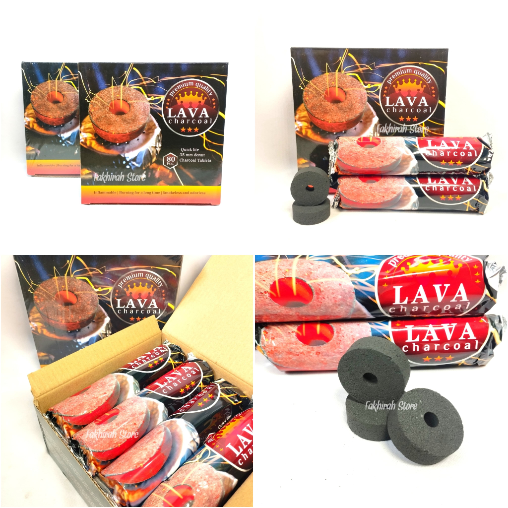 Jual (1 BOX) Arang Dupa Arang Lava Arang Magic Lava Charcoal Arang ...