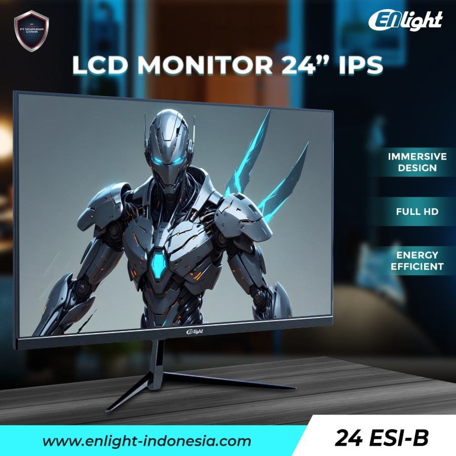 Jual Monitor Enlight 24ESI-B 24 Inch Frameless FHD IPS 75Hz | Shopee ...