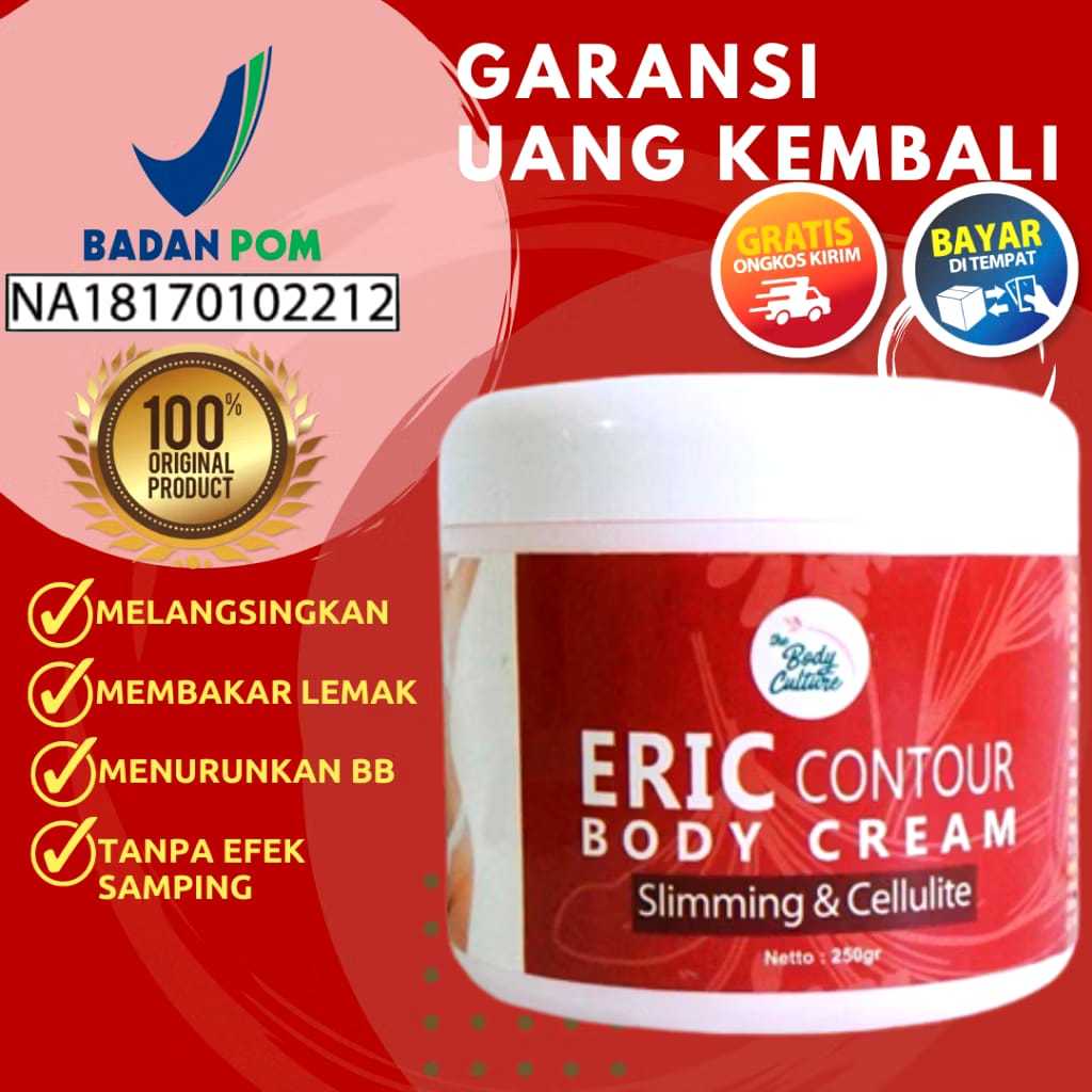 Jual ORIGINAL Dr Eric Bodyculture Body Cream Slimming and Cellulite Dr ...