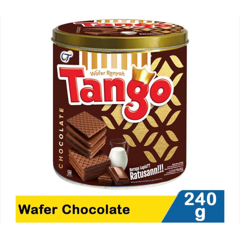 Jual Tango Wafer Renyah 240 g Kaleng | Shopee Indonesia