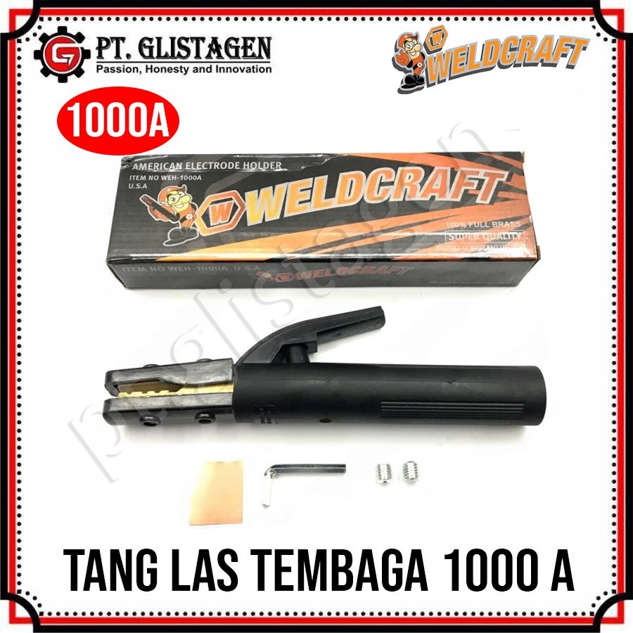 Jual Weldcraft Tang Las Tembaga 1000 Ampere Stang Welding Full Brass ...