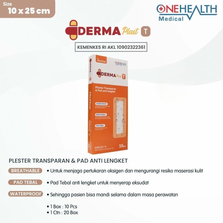 Jual Xpresfix 10x25cm Plester Luka Operasi SC Anti Air Transparan+Pad ...