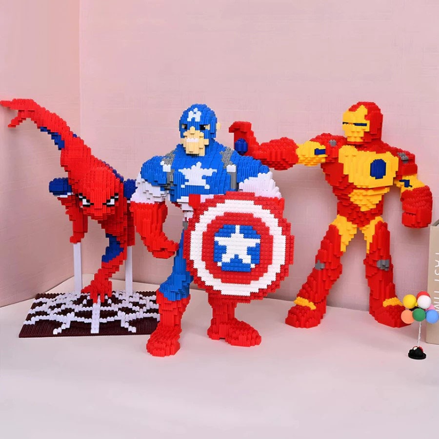 Jual Nano Blocks Medium MARVEL AVENGERS Series 3D, Mainan Blok Susun ...