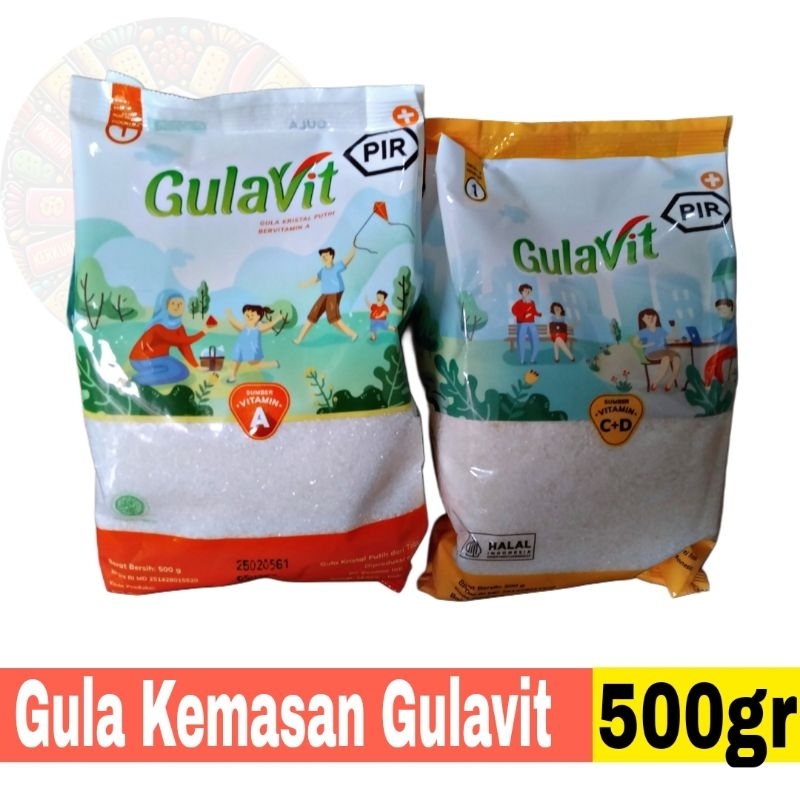 Jual 🟥 Gulavit Gula Pasir Kemasan 500gr 🟥 | Shopee Indonesia