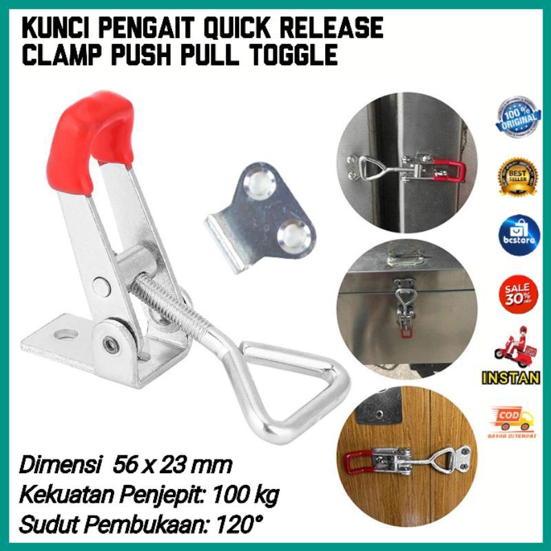 Jual Kunci Pengait Kotak Kayu Quick Release Clamp Push Pull Toggle ...