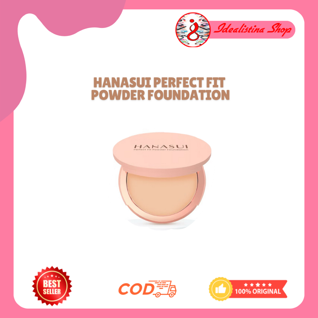 Jual Hanasui Perfect Fit Powder Foundation | Shopee Indonesia