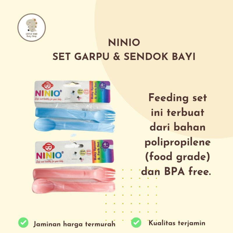 Jual NINIO SET GARPU DAN SENDOK BPA FREE | Shopee Indonesia
