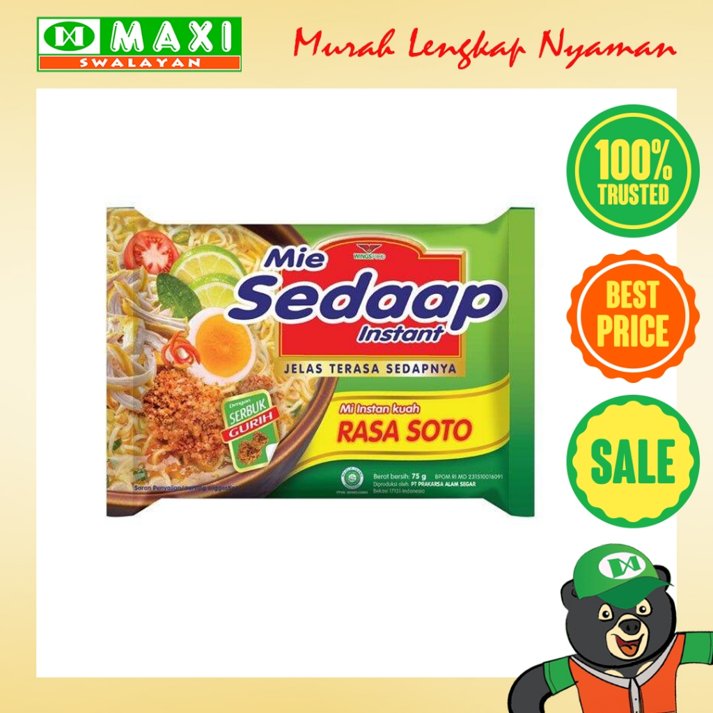Jual Mie Sedaap Rasa Soto 80gr | Shopee Indonesia
