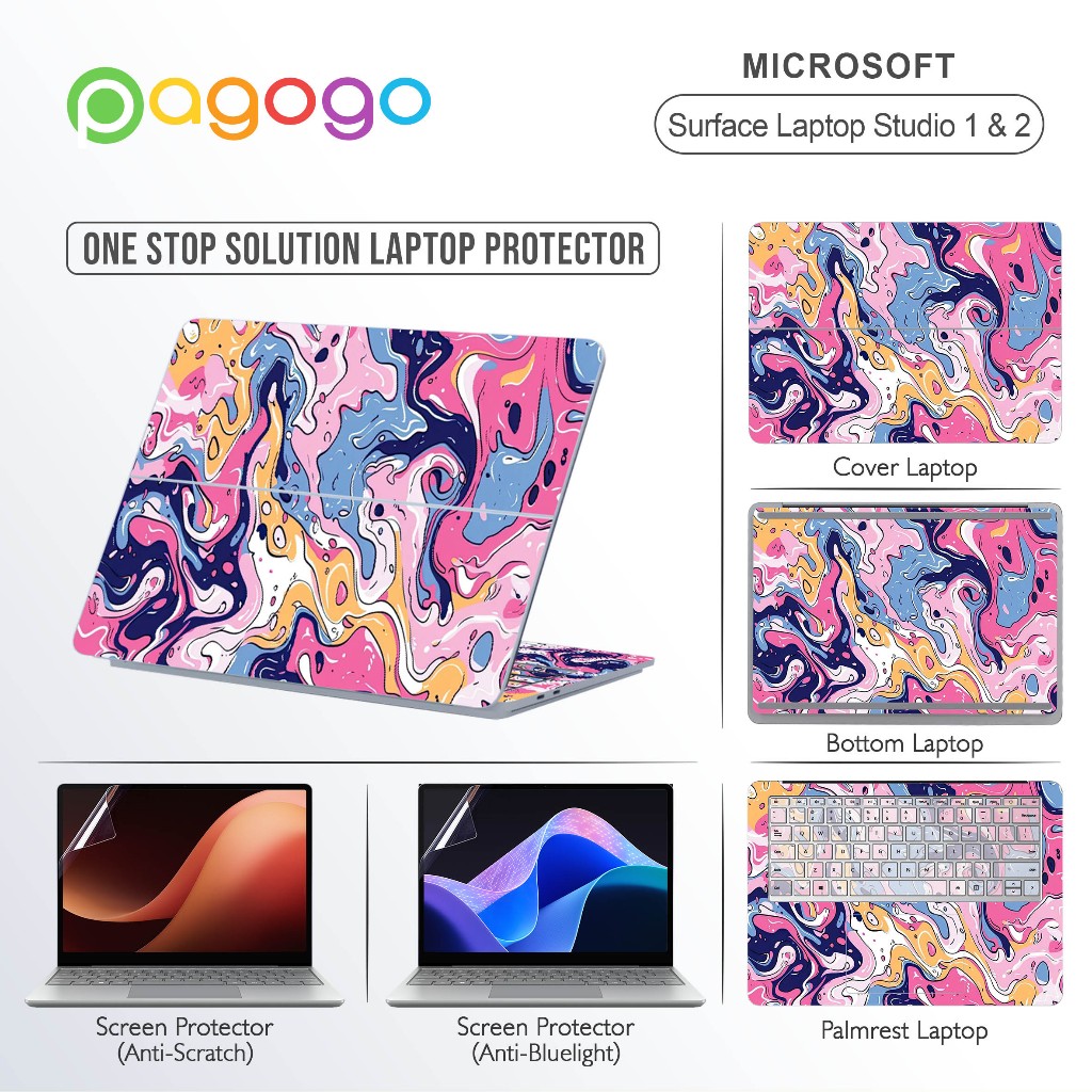 Jual Precut Garskin Laptop Stiker Skin Keyboard Protector Screen Guard ...