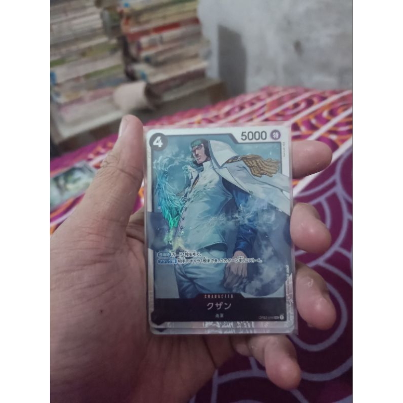 Jual kartu/tcg one piece Kuzan SR op02-096 | Shopee Indonesia