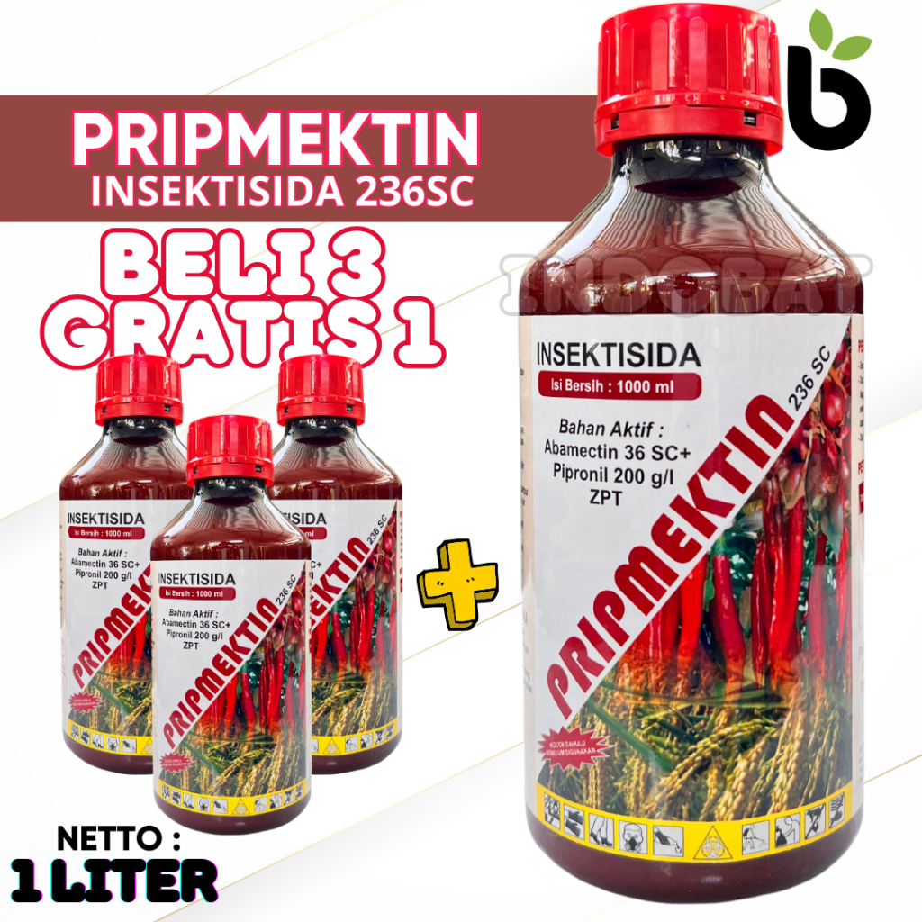 Jual Insektisida PRIPMEKTIN 236SC Kemasan 1 Liter Pembasmi Hama Ulat ...