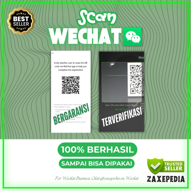 Jual WeChat Scan Pendaftaran 100% Berhasil | FASTRESPON | ANTIGAGAL | Shopee Indonesia