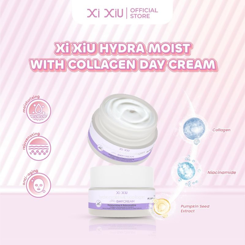 Jual Xi XiU Hydra Moist With Collagen Day/Night Cream Xixiu (15gr ...
