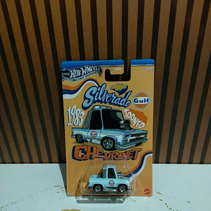 Jual Hot Wheels Silver Series Toon'd '83 Chevy Silverado Gulf Tooned ...