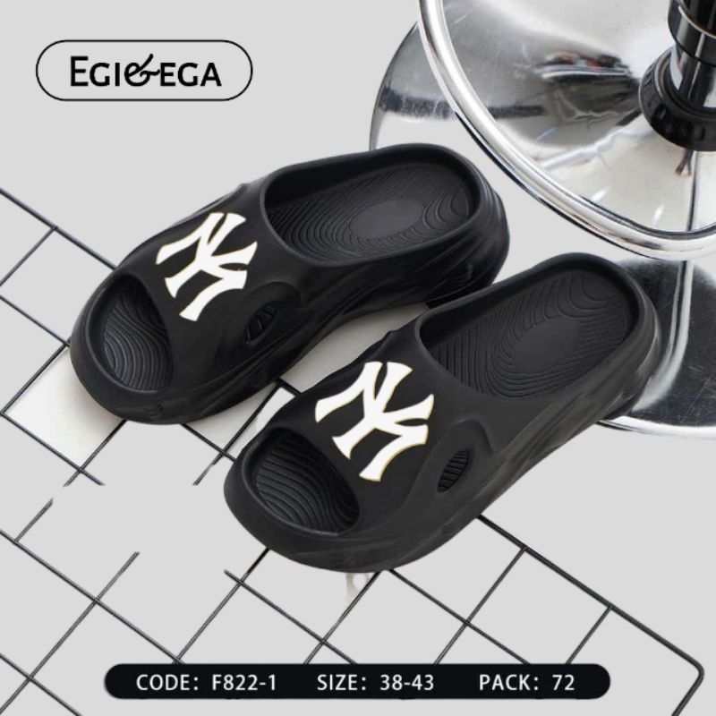 Jual (M) Sandal Slop pria Sandal slop cowok Sandal slop pria premium ...