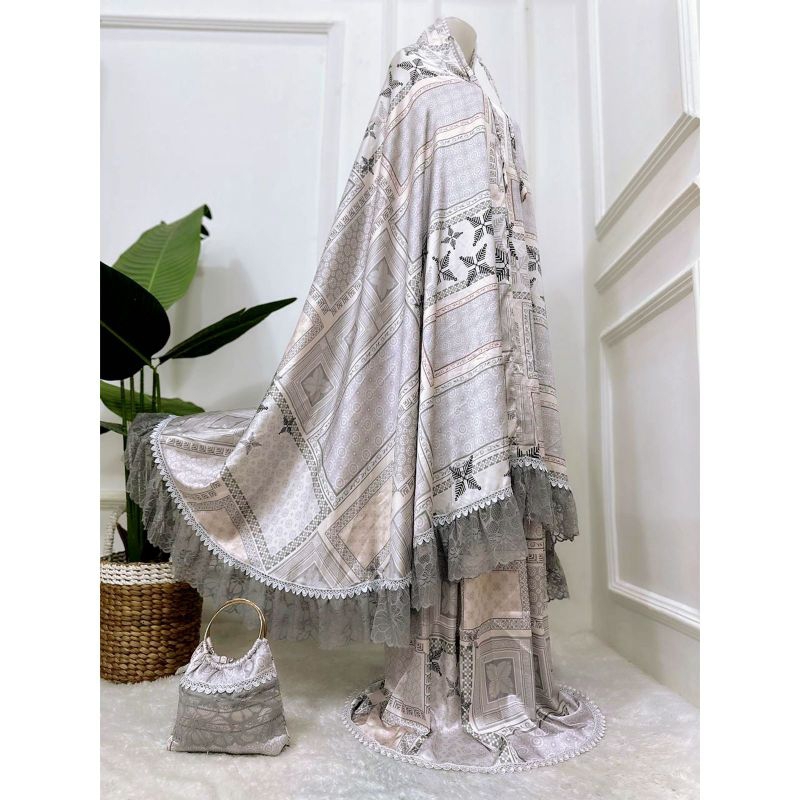 Jual MUKENA DEWASA TERBARU SYAKIRA ARMANI SILK MIX RENDA STRICT ...