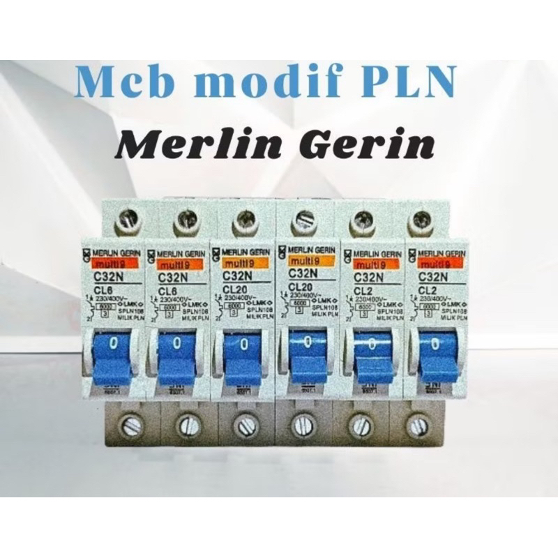 Jual MCB PLN MODIF ANTI JEGLEK MERLIN GERIN 1 PHAS BISA REQUEST | Shopee Indonesia