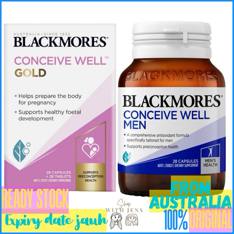 Jual Blackmores Conceive Well Gold Women/ Men Memproduksi & Mendukung ...