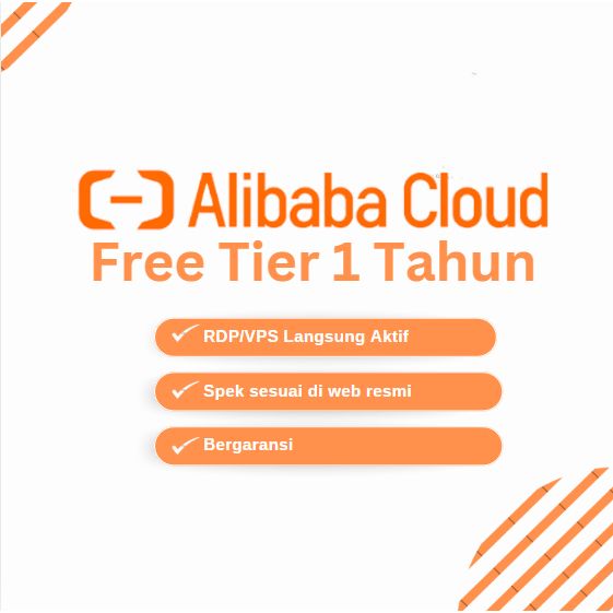 Jual Alibaba Cloud Free Tier 1 Tahun RDP VPS Langsung Aktif | Shopee Indonesia