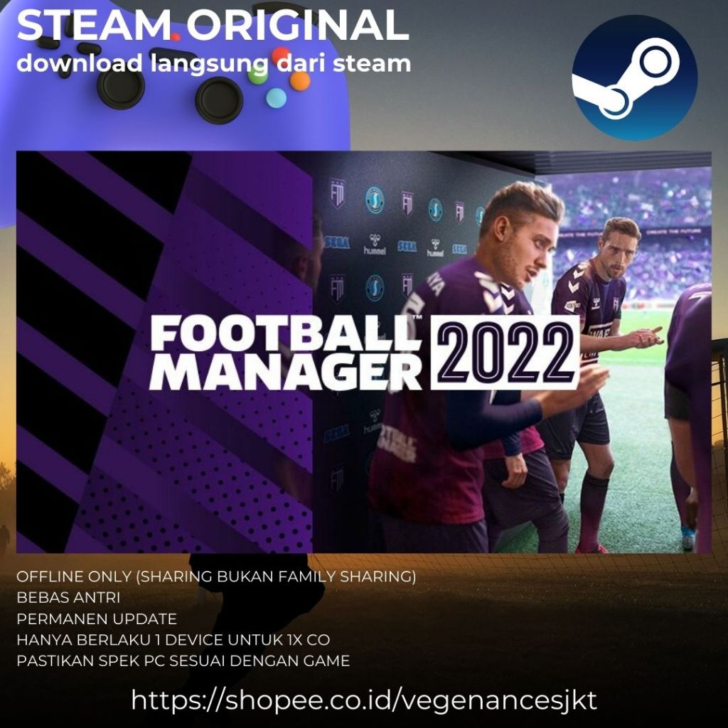 Jual Football Manager FM 22 2022 Offline PC Game Original | Shopee ...