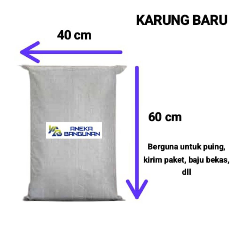 Jual Karung Puing / Pasir / Sampah / Paket / Beras (karung baru ...