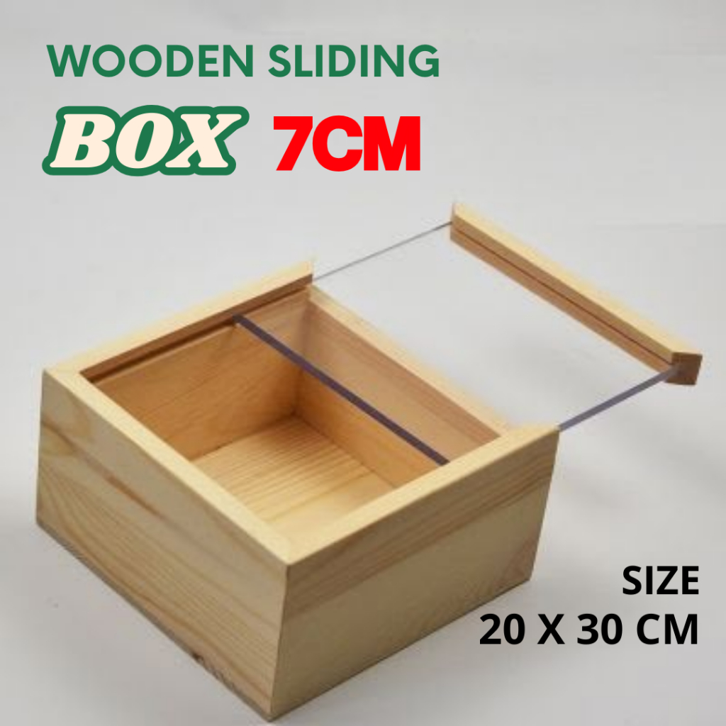 Jual PARCEL LEBARAN / SLIDING BOX KAYU 7CM 20 X 30 CM | Shopee Indonesia