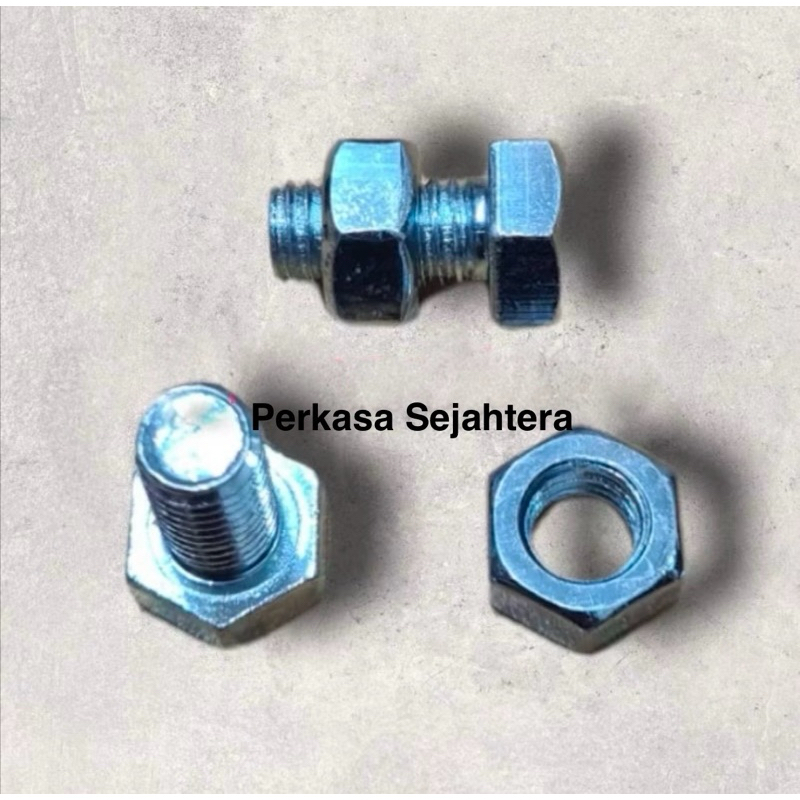 Jual Baut Siku Lubang m8 x 15 / Mur Baut Siku Lobang | Shopee Indonesia