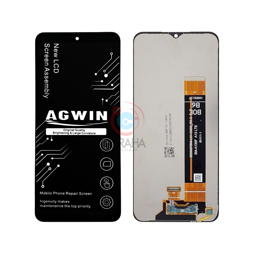 Jual LCD SAMSUNG A13 4G / A135F / A137F AGWIN FULLSET TOUCHSCREEN ...