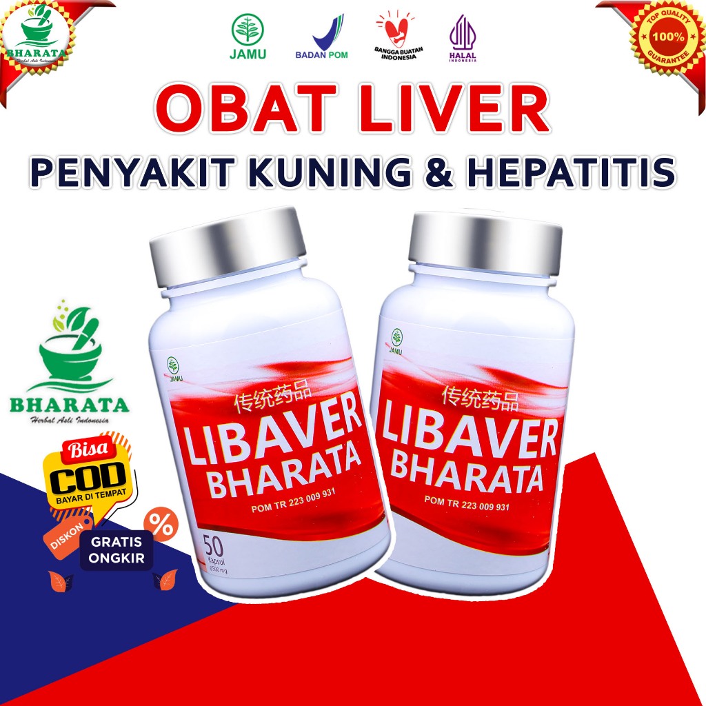 Jual Libaver Bharata Obat Liver & Hepatitis ABCDE Liver bengkak Sirosis ...