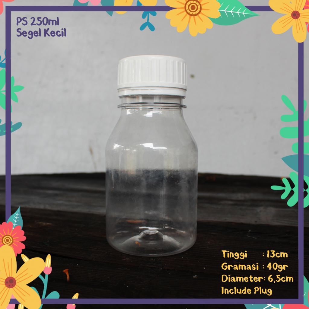 Jual PS 250ML SEGEL KECIL BOTOL PLASTIK MADU PET TEBAL FOODGRADE | Shopee Indonesia