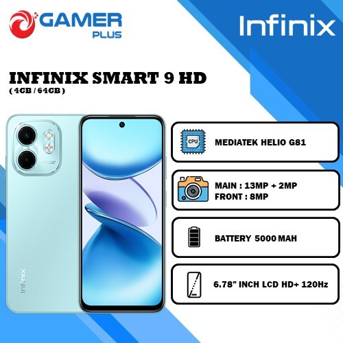 Jual INFINIX SMART 9 HD 4GB/64GB GARANSI RESMI 12 BULAN | Shopee Indonesia