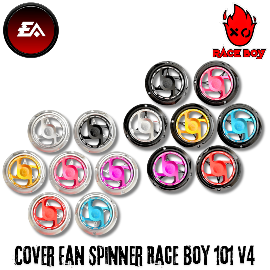 Jual Race Boy V4 Cover Fan Spinner 101 Vespa Sprint Primavera GTS S LX ...
