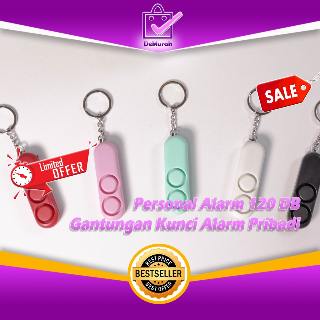 Jual Personal Alarm 120 DB / Gantungan Kunci Alarm Pribadi | Shopee ...
