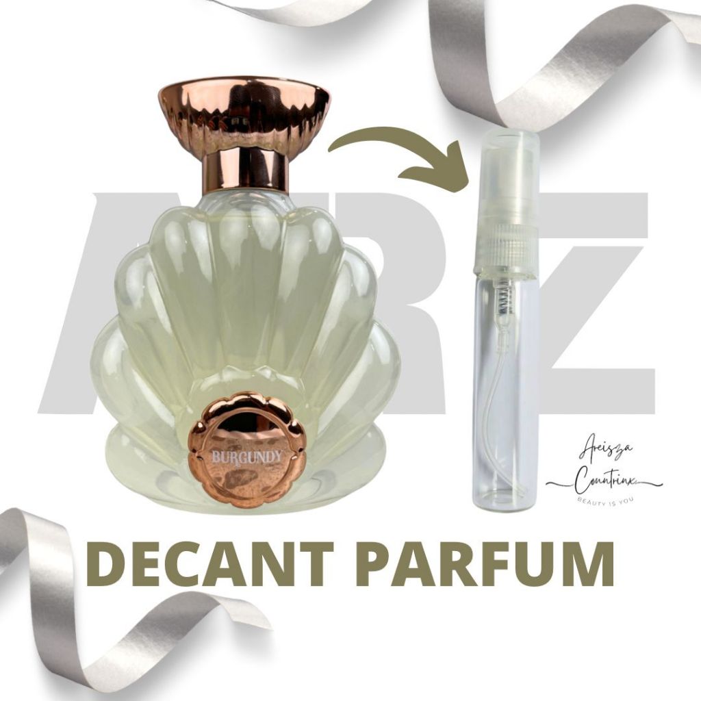 Jual DECANT BURGUNDY Aura Radiance Extrait de Parfum BOTOL KACA ...