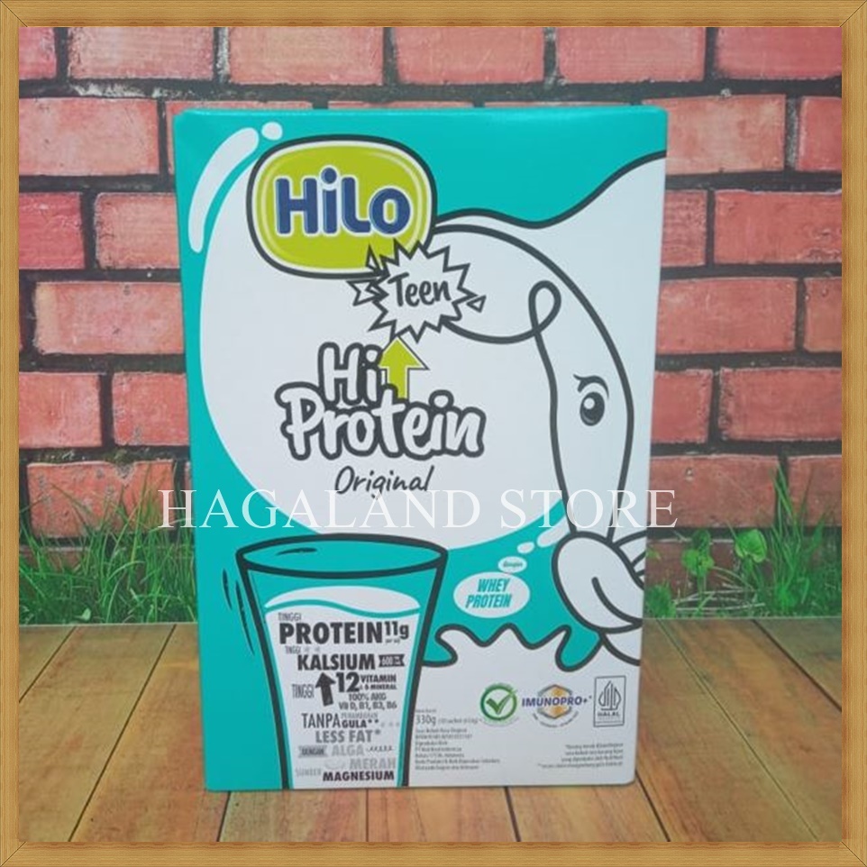 Jual Hilo Teen Hi Protein Original 330 gram dan Hilo School Original ...