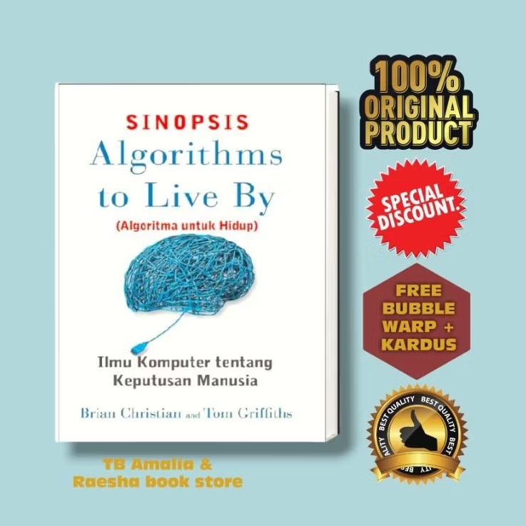 Jual Buku Algorithms to Live By - Brian Christian dan Tom Griffiths ...