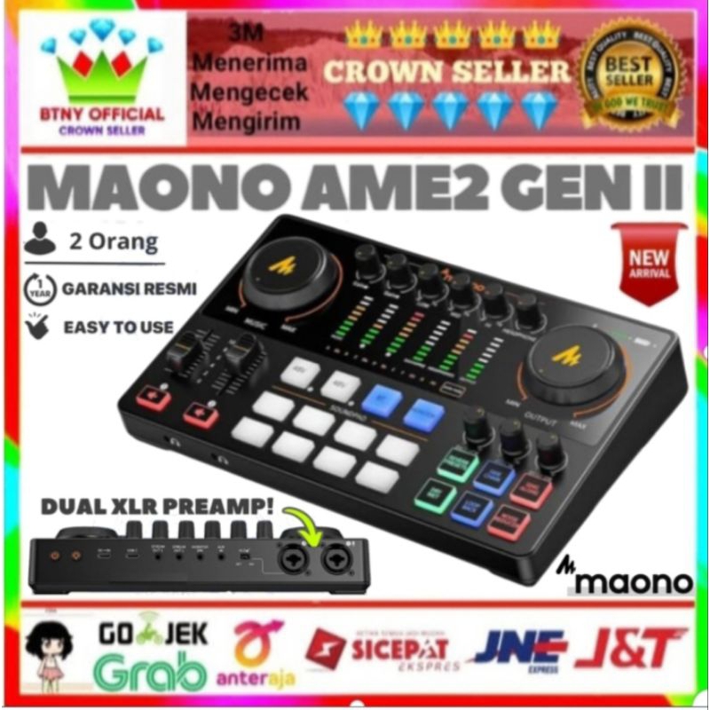 Jual MaonoCaster AU-AME2 Soundcard Podcas/Maono Caster E2 Podcasting Basic / Maono Ame2 E2 Gen2 ...