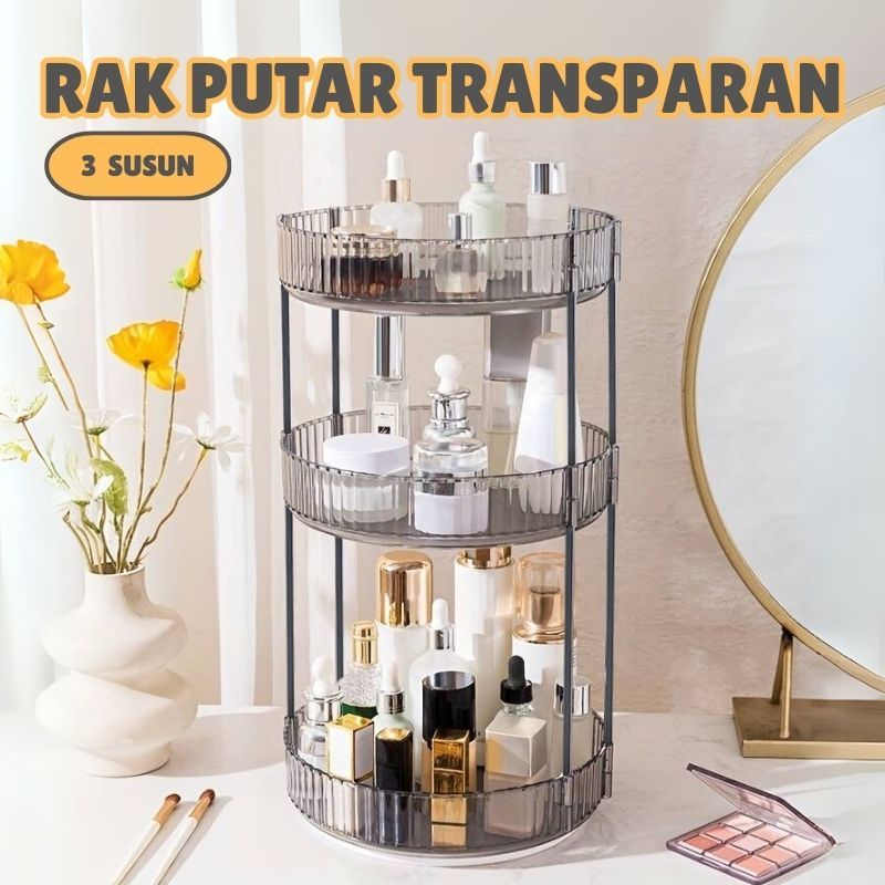 Jual IDOHOUSE Rak Barang Berputar Rak Buah Snack Putar Rak Aqua Gelas ...