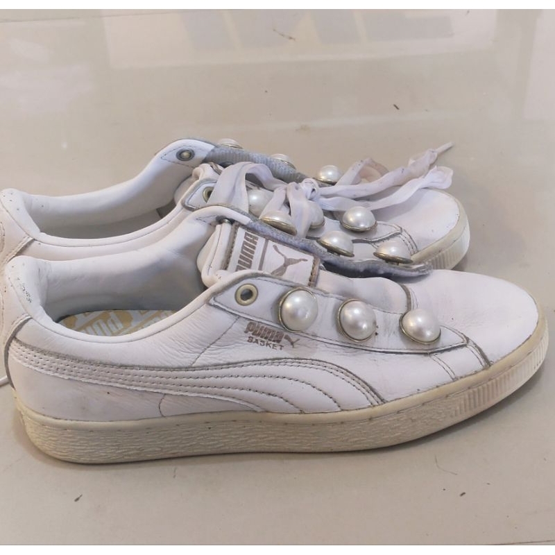 Jual Sepatu Cewek putih kulit Ukuran 37/22.5 cm | Shopee Indonesia