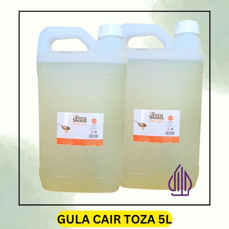 Jual Toza Sweet Simple Syrup 5L // Gula Cair Toza 5L | Shopee Indonesia