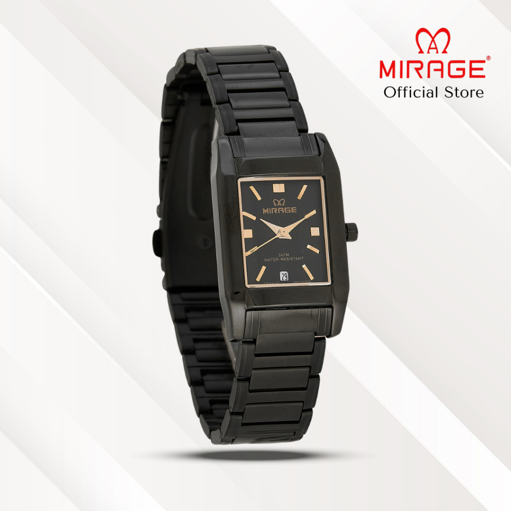Jual Mirage Jam Tangan Wanita Analog 7394 L Full Black Original ...