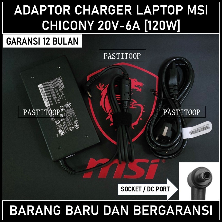 Jual Adaptor Charger Casan Laptop MSI CYBORG 15 A12VF 20V 6A 120W ORIGINAL | Shopee Indonesia