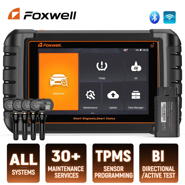 Jual FOXWELL NT809TS OBD2 Car Automotive Scanner Bidirectional Test ...