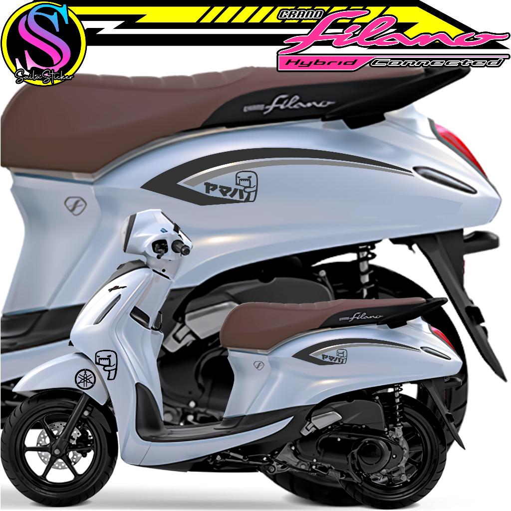 Jual 497/STRIPING MOTOR GRAND FILANO/STICKER CUTTING/STIKER MOTOR ...