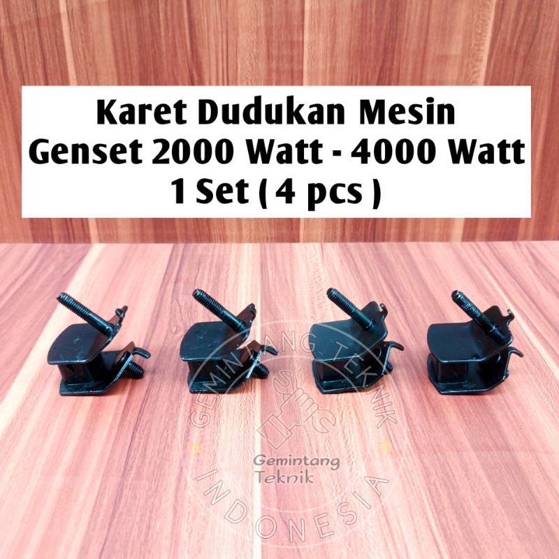 Jual Engine Mounting Genset 2000 Watt - 4000 Watt 1 Set ( 4 pcs ...